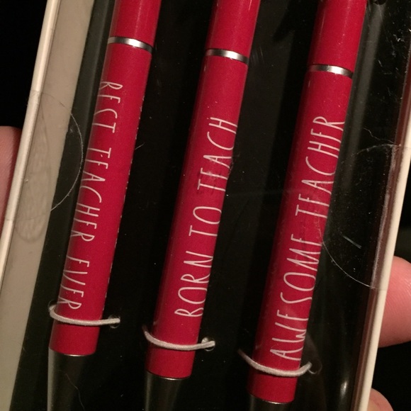 Rae Dunn | Office | Rae Dunn Designer Pen Set Best Teacher Ever | Poshmark